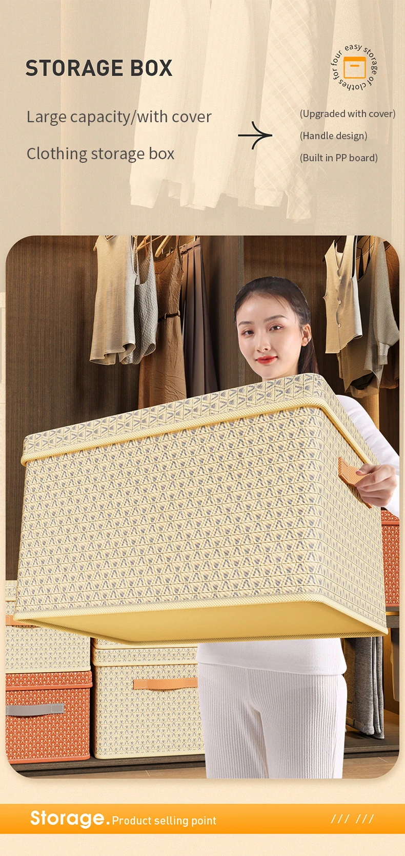 Collapsible Storage Boxes - Efficient Space Savers