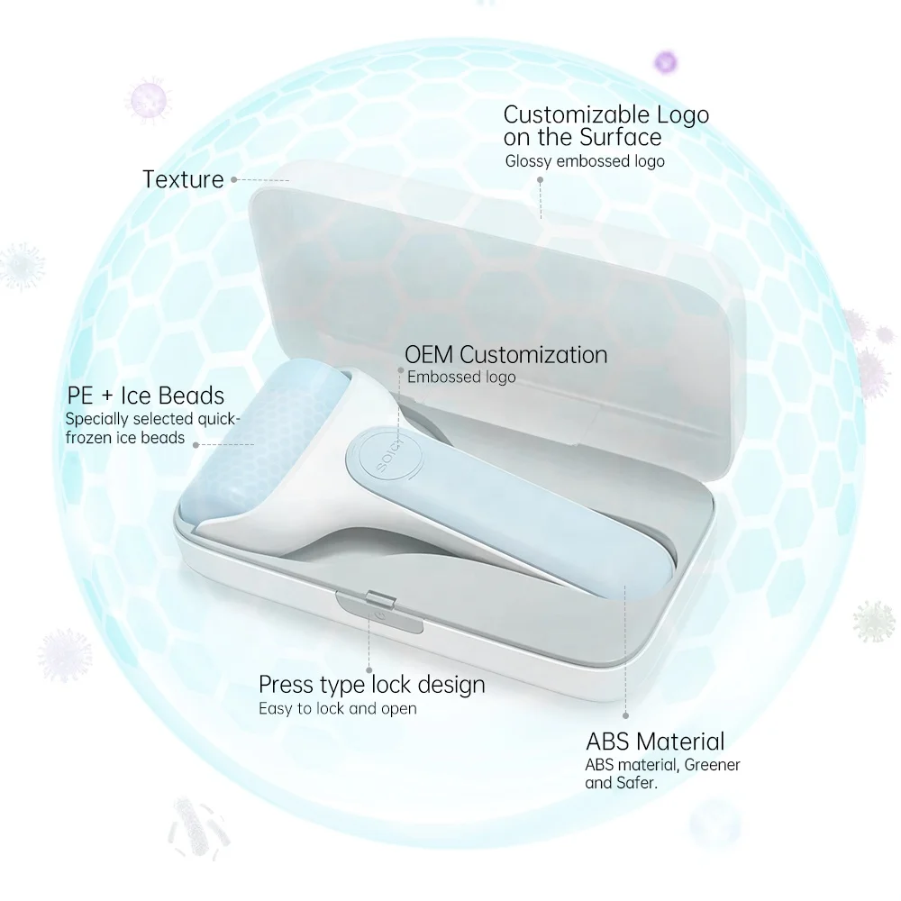 OEM ODM Soicy S20 Medical Grade Frozen Ice Derma Roller for Face Head ...