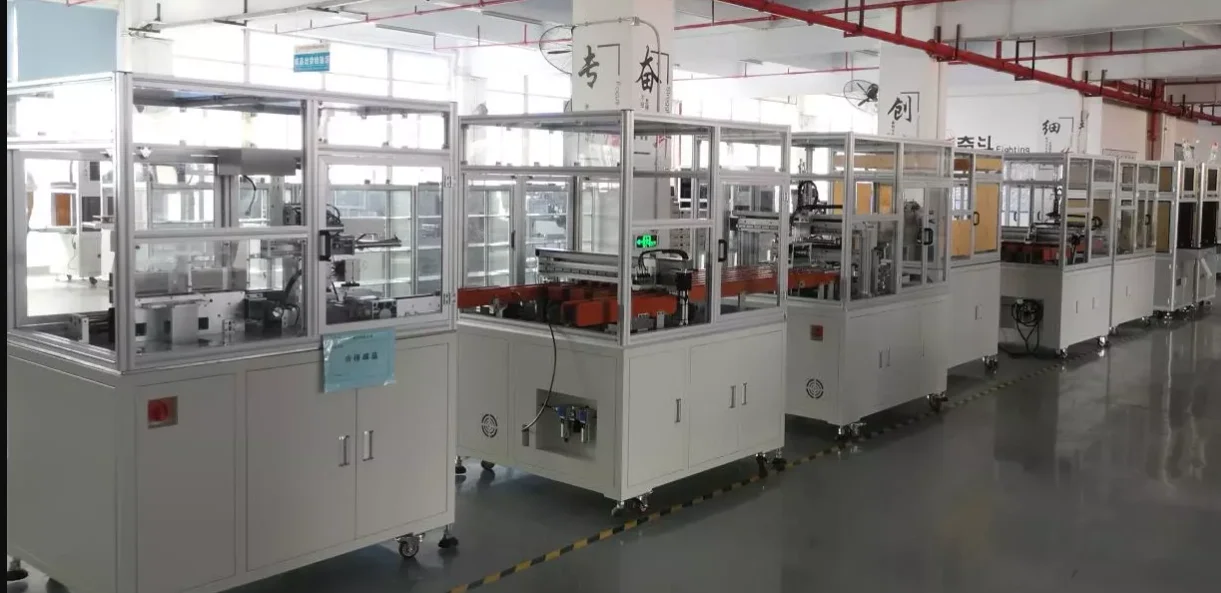 Fully Automatic Cylindrical Battery Pack Production Line For 18650 ...