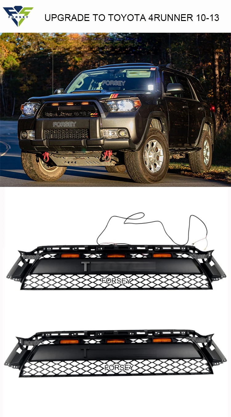 Car Front Grille Frame Replacements for 4Runner 2010 2011 2012 2013 T ...