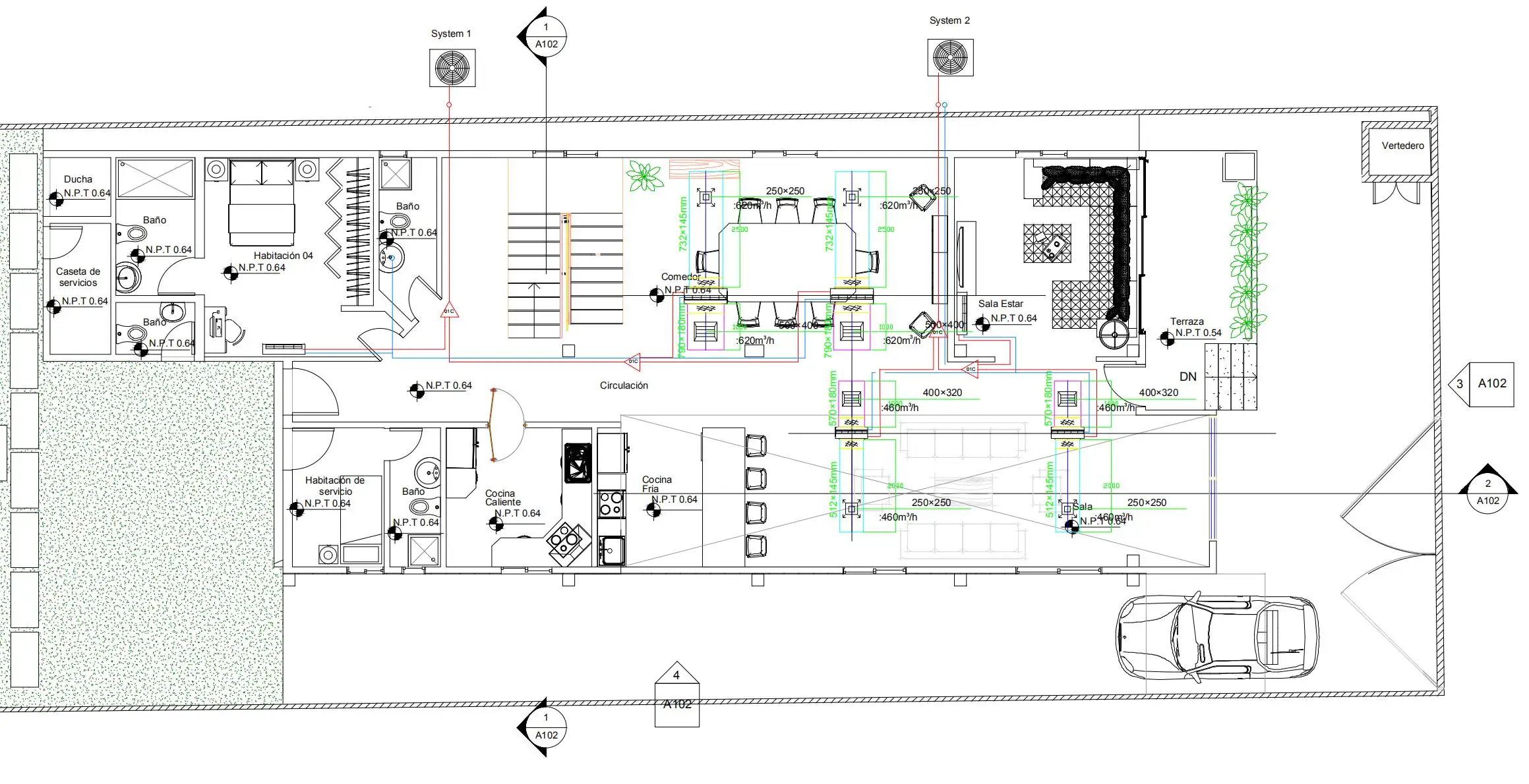 LG AC Multi Zone Split Air Conditioner 60000 Btu - VRF System