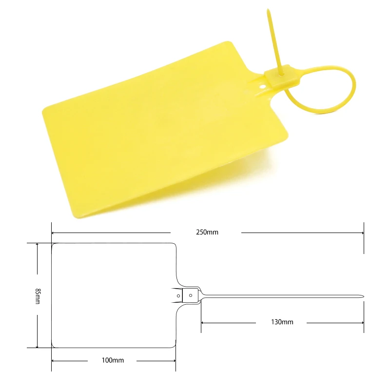 MA-PS 6018 Tamper-evident Big Tag Numbered Security Plastic Seal Tag ...