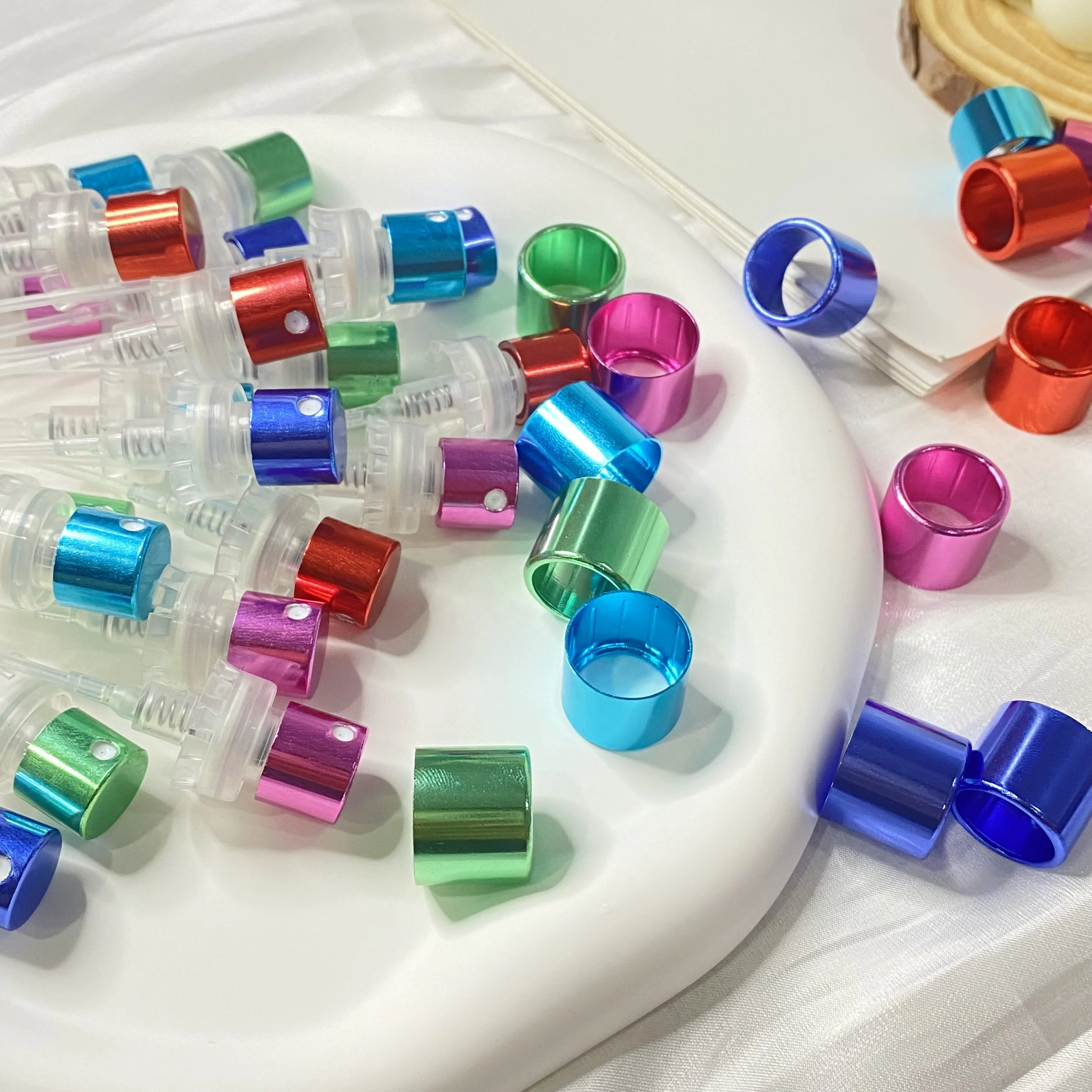 Perfume Atomizer - Aluminium Cosmetic Crimp Pump Sprayer