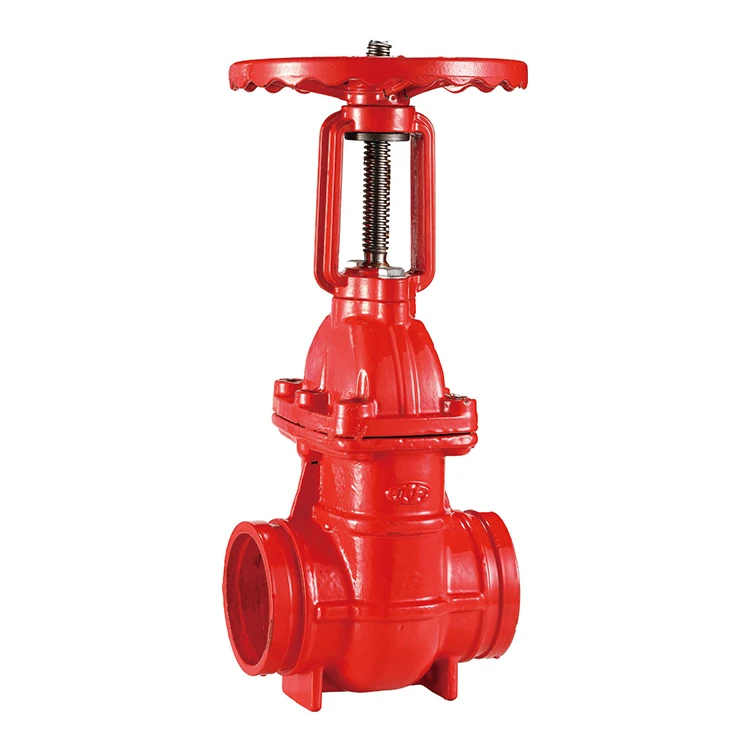 TF Groove Resilient Gate Valve Rising Stem Groove End Gate valve ...