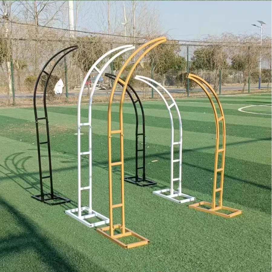 Metal Horn Wedding Arch 2 Pcs Set Wedding Floral Arch For Wedding Stage ...