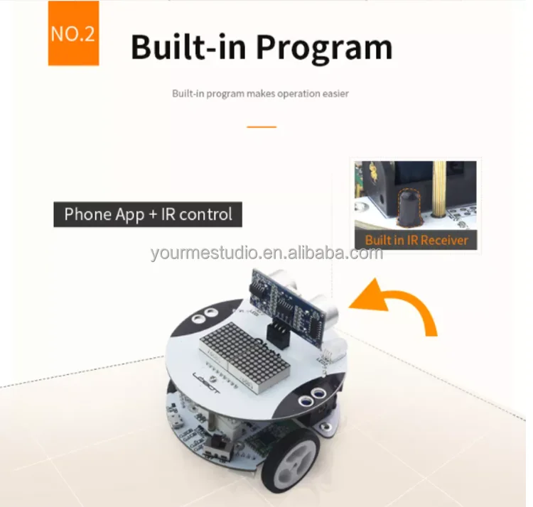 Steam Education Toys Small Unassembled Graphical Programming Robot Car ...