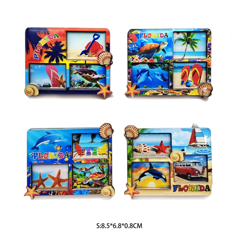 Custom Tourist Beach Scenery Honduras Souvenir Wood Refrigerator Magnet ...