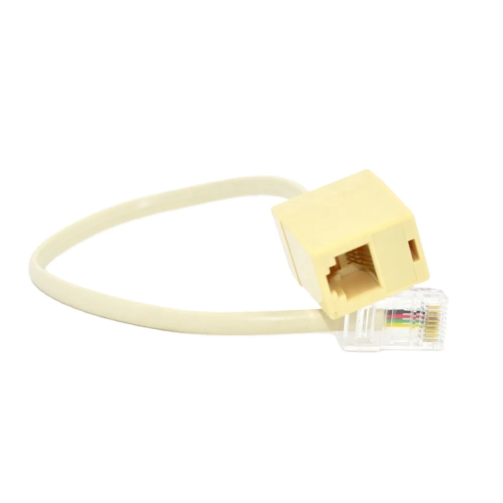 Alibaba.com: RJ45 to RJ11 8P4C/6P4C Ethernet Telephone Converter ...