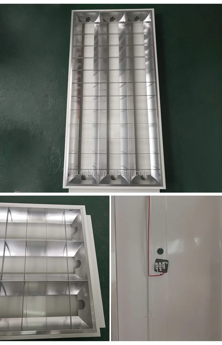 2x4ft T8 Office Grille Light - Efficient Fluorescent Solutions