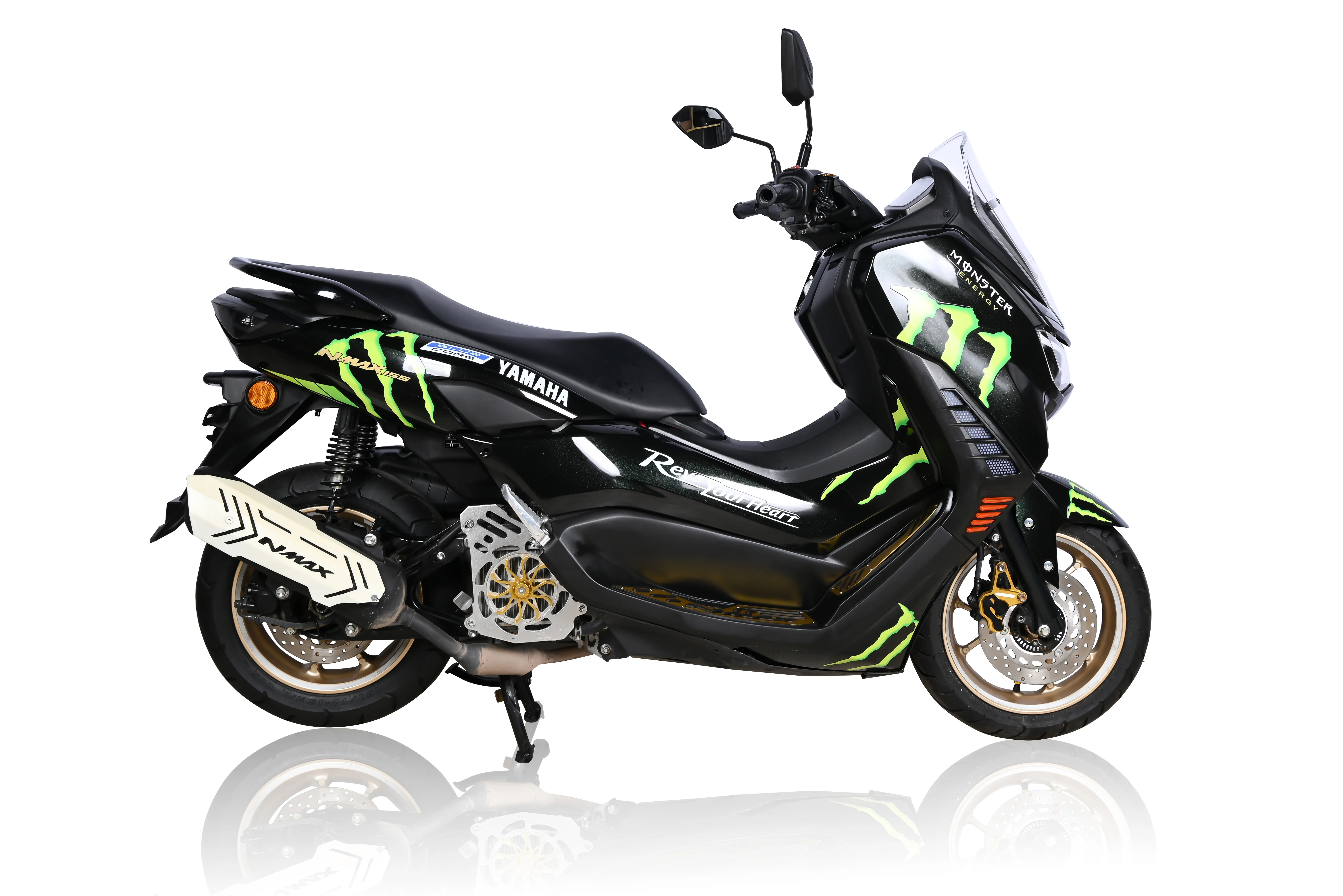 2020 Yamaha NMAX Front Fairing with Fixed Wing Intake Frame