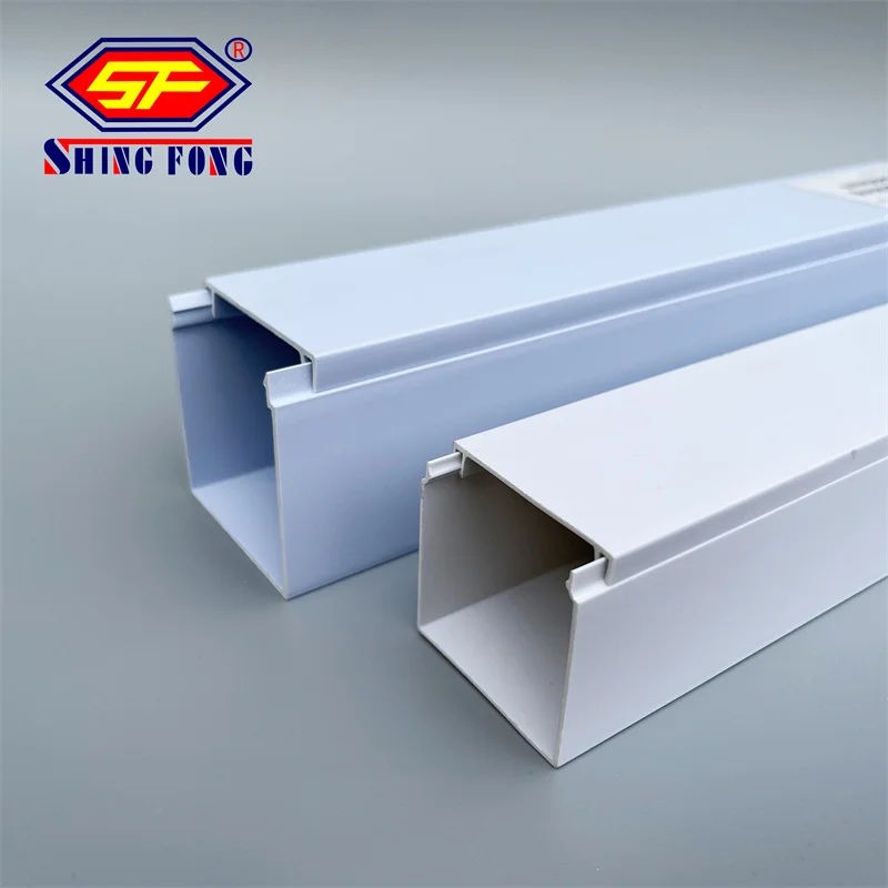 Large Size PVC Trunking Duct 100x100mm for Cable Management