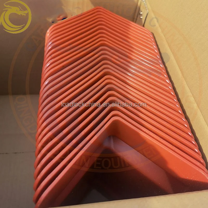 Yellow Plastic Edge Protectors Ratchet Strap Tie Down Corner Protector ...