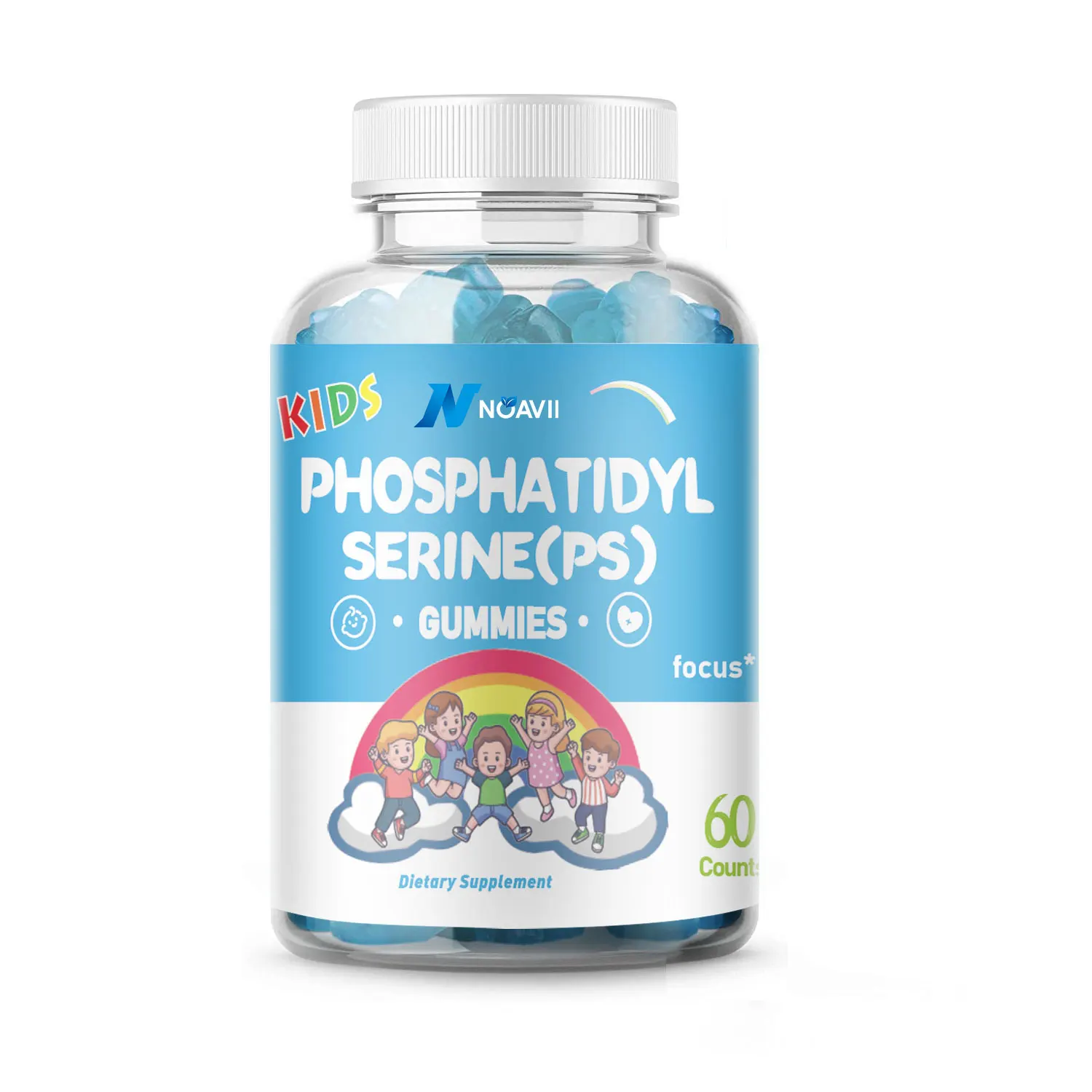 Phosphatidylserine Gummies for Kids - Focus & Memory Support