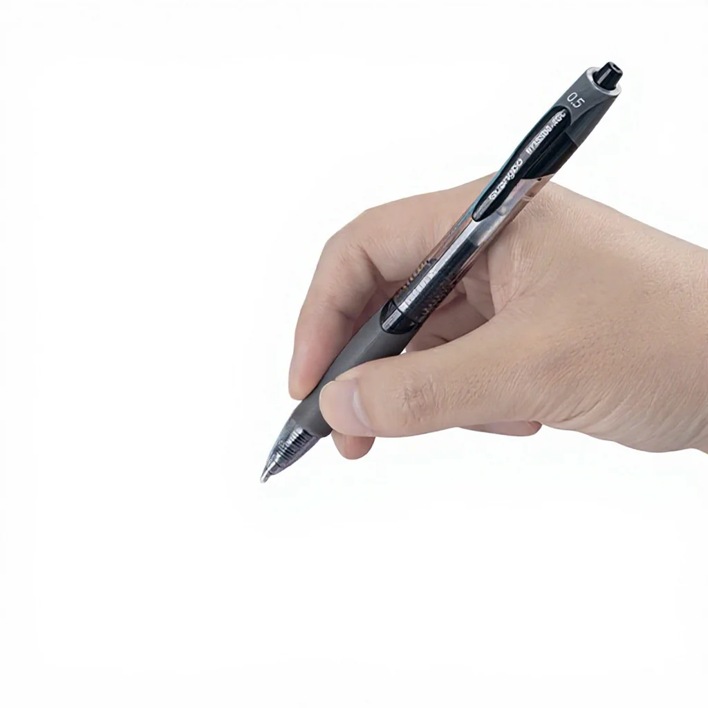 Press Gel Pen 0.5mm Smooth Sign Black Student Exam Brush Pen Plastic ...