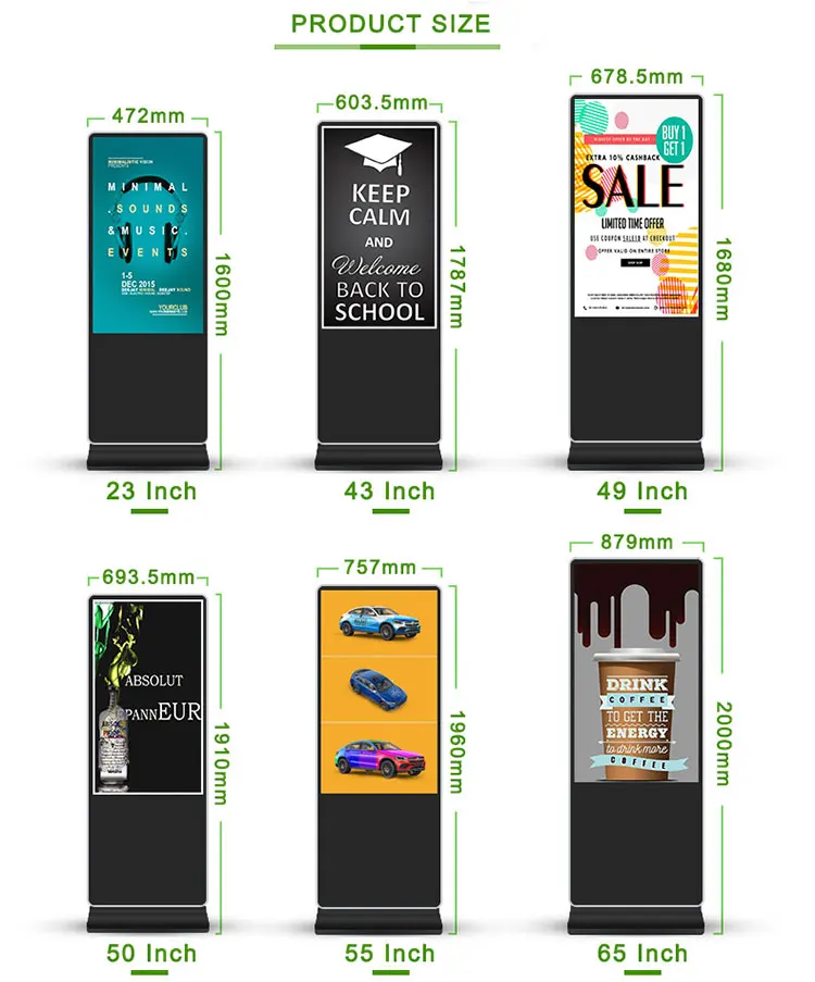 65 - Inch Electronic Road Signs Advertising Display 3d Digital ...