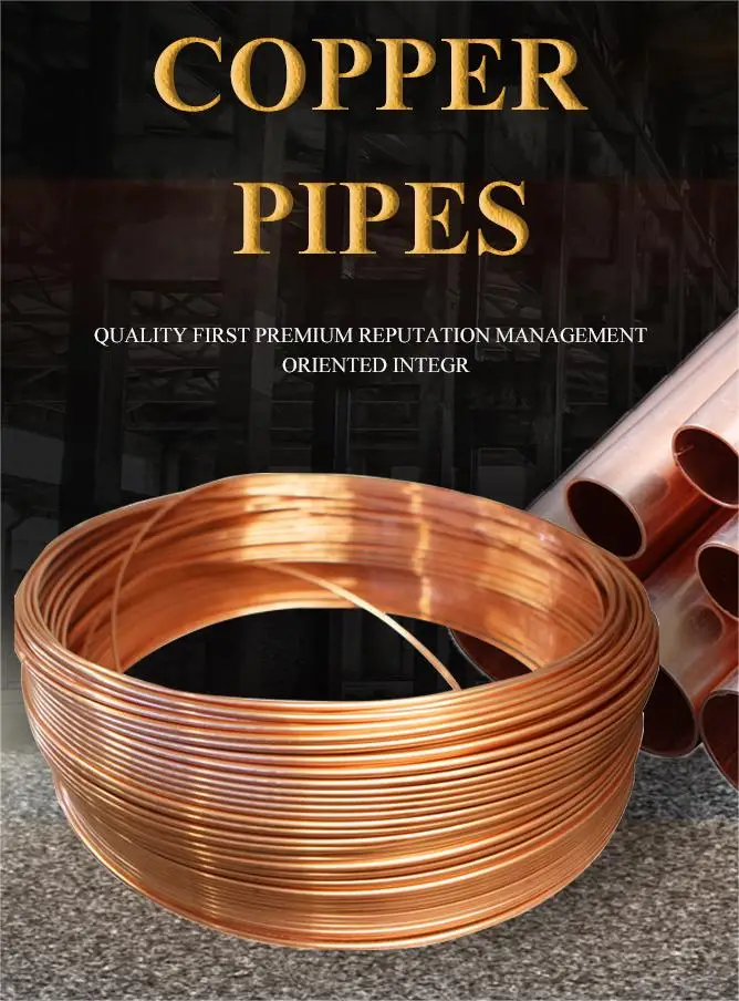 3/8" Rolling Pancake Copper Tube ASTM B280 AC air Conditioner Copper ...