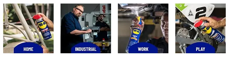 Wyw13 Original W D-40 500ml All-powerful Slushing Lubricant Of Purple ...