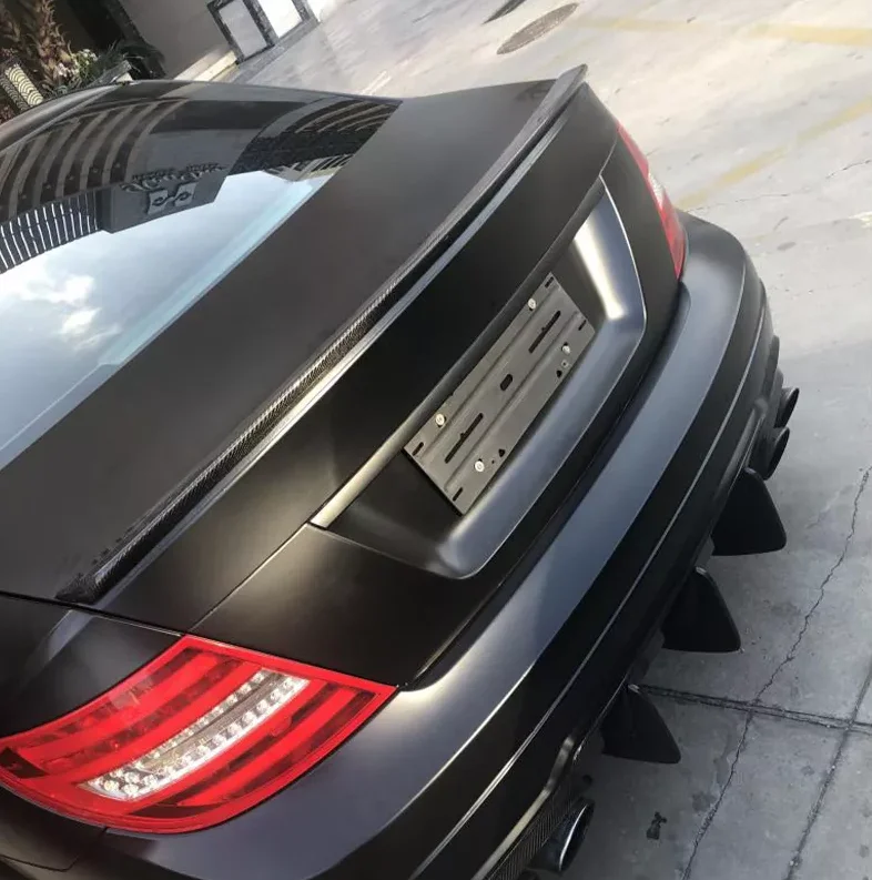 Carbon Fiber Trunk Lip Rear Spoiler For Mercedes-benz C Class W204 C63 ...