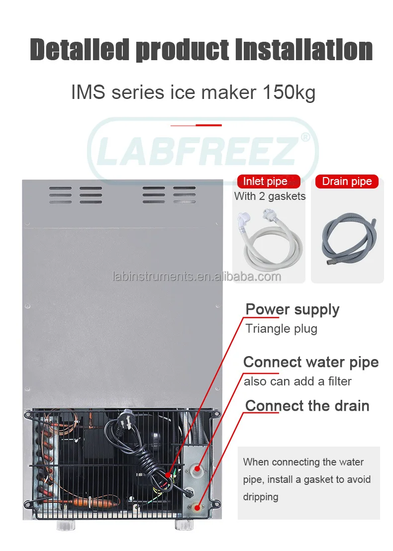 20kg ~500kg/day Laboratory Flake Ice Maker,Granulator Snow Ice Making ...