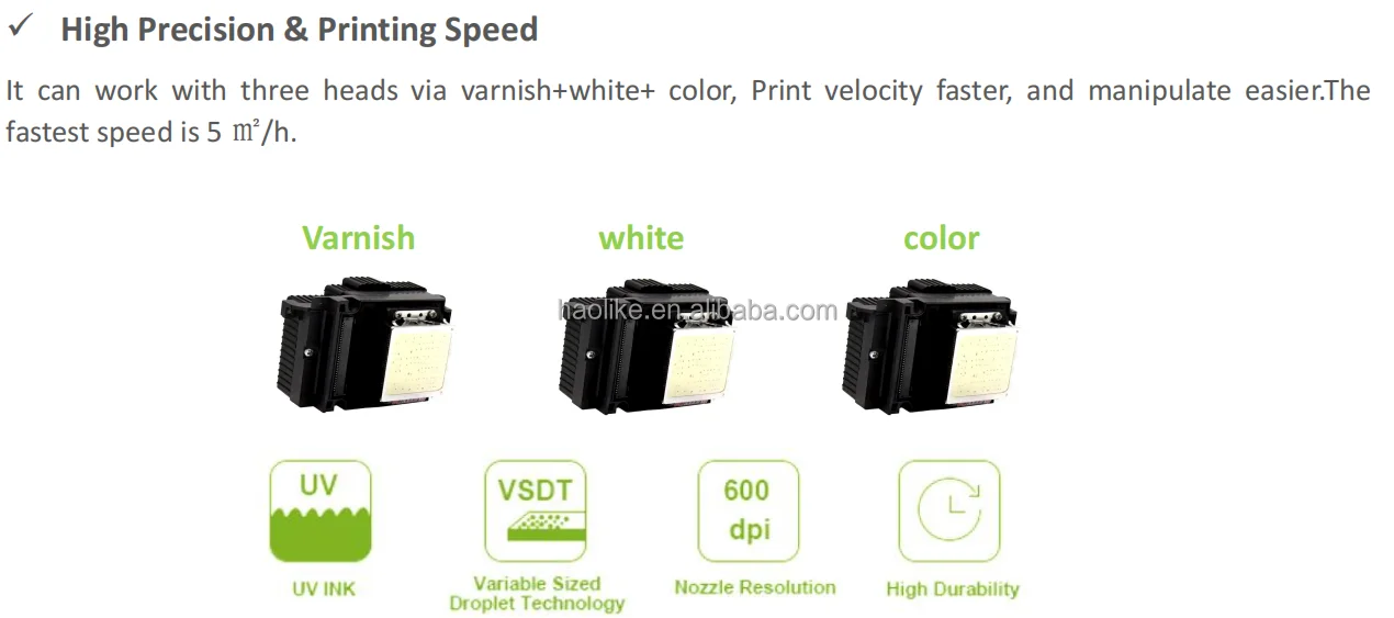Haolic Large Format UV DTF Printer - Fast Printing for Stickers & Cup ...