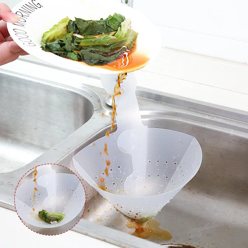 Kitchen Sink Strainer Filter Food Catcher Foldable Anti-blocking Sink ...