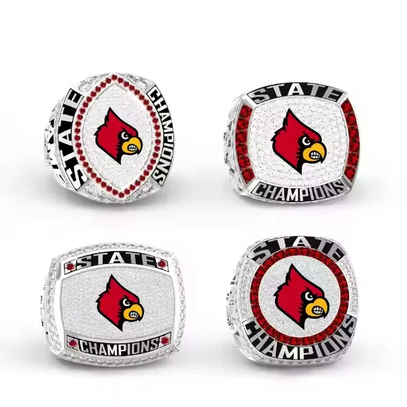 custom Championship Ring Most Valuable Player Gold Award Rings for team ...