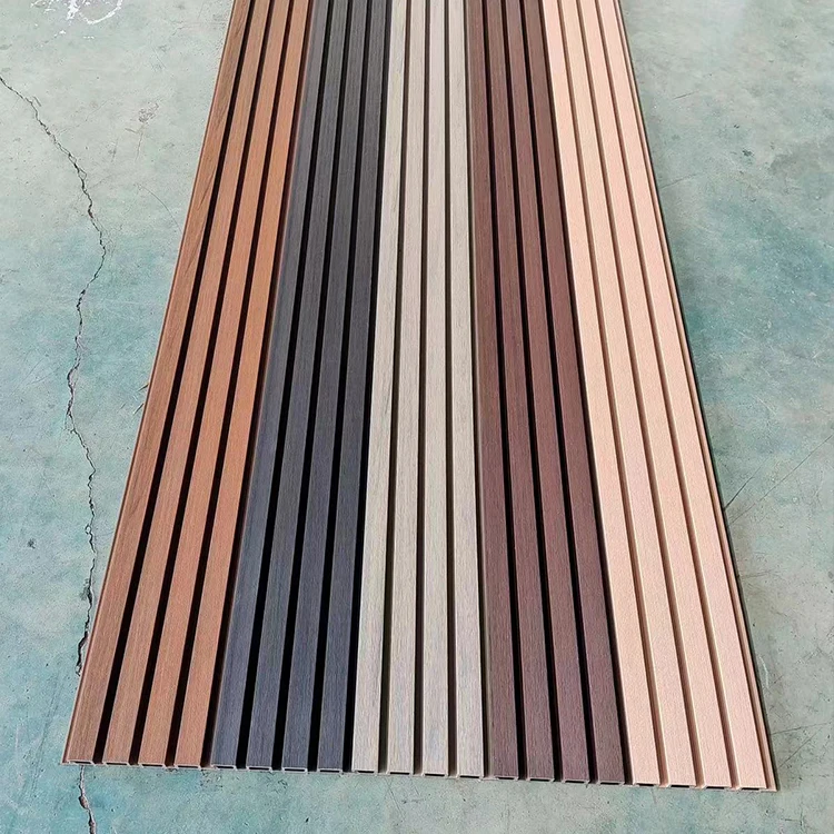 Customized Color WPC PE Wooden Wall Panels for Outdoor