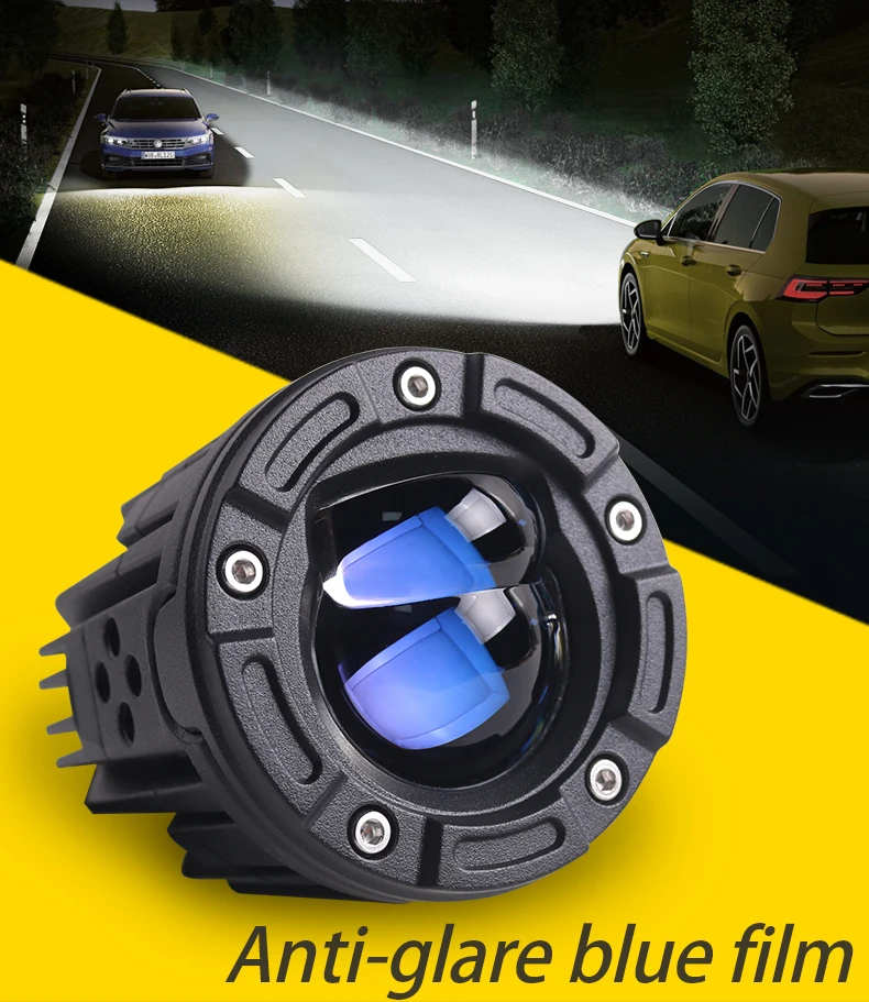 Sanvi Bi LED Projector Retrofit Lens Headlight - 6000K