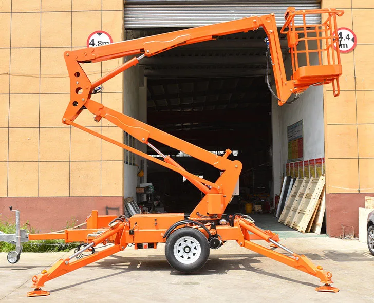 High-performance Towable Man Lift for Palm Tree Pruning