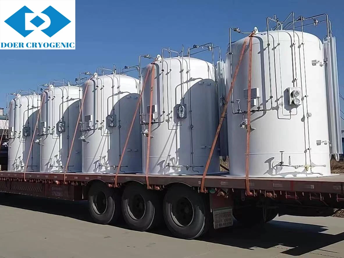 Long Service Life 20ft T75 Asme Standard Lox Lin Lar Lng Lco2 Iso Tank ...