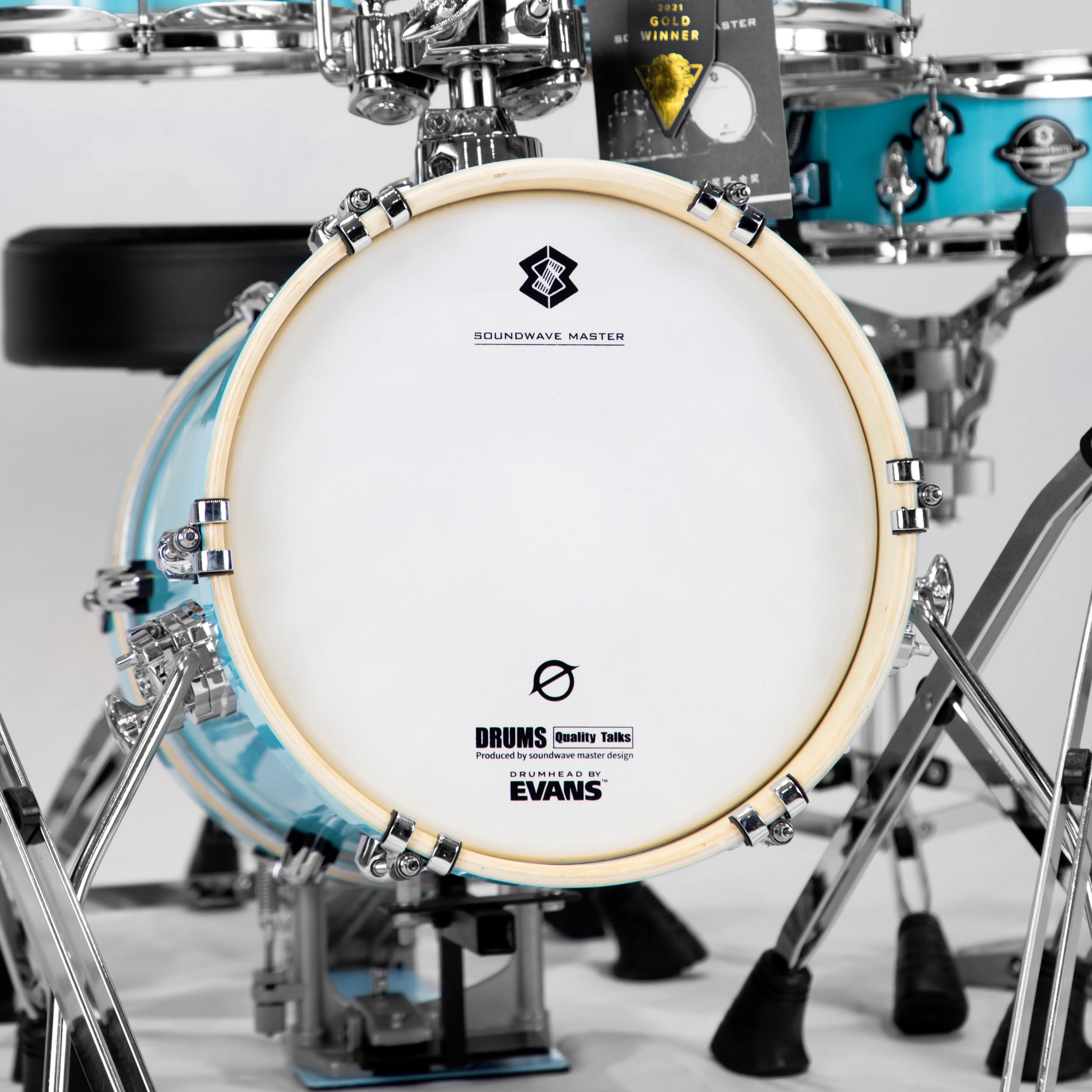 Soundwave Master Drum Set - Durable & Portable Hardware