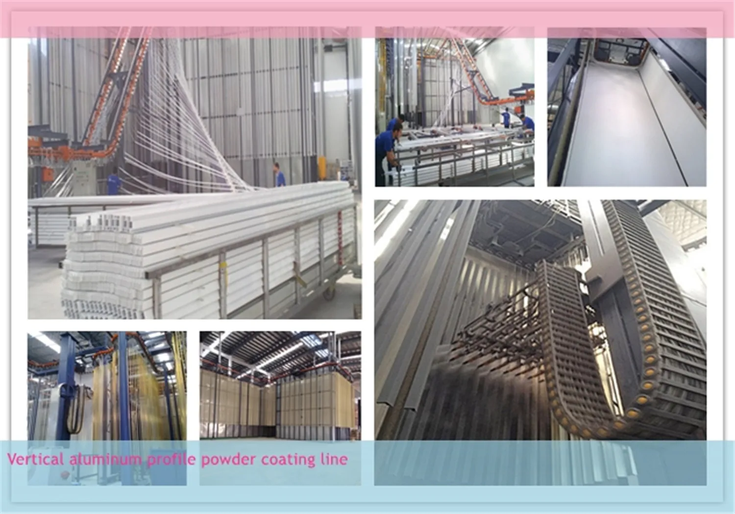Vertical Horizontal Steel Substrate Powder Coating Line with Curing ...
