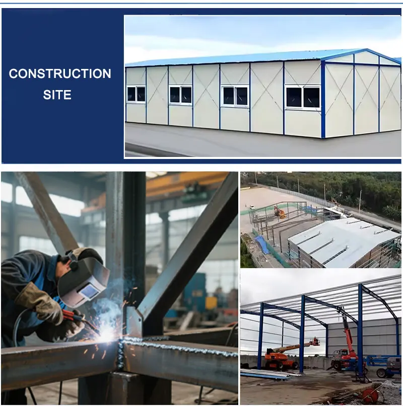 24x9-Meter Pre-Cast Steel Frame Single-Story Warehouse Structure Quick ...