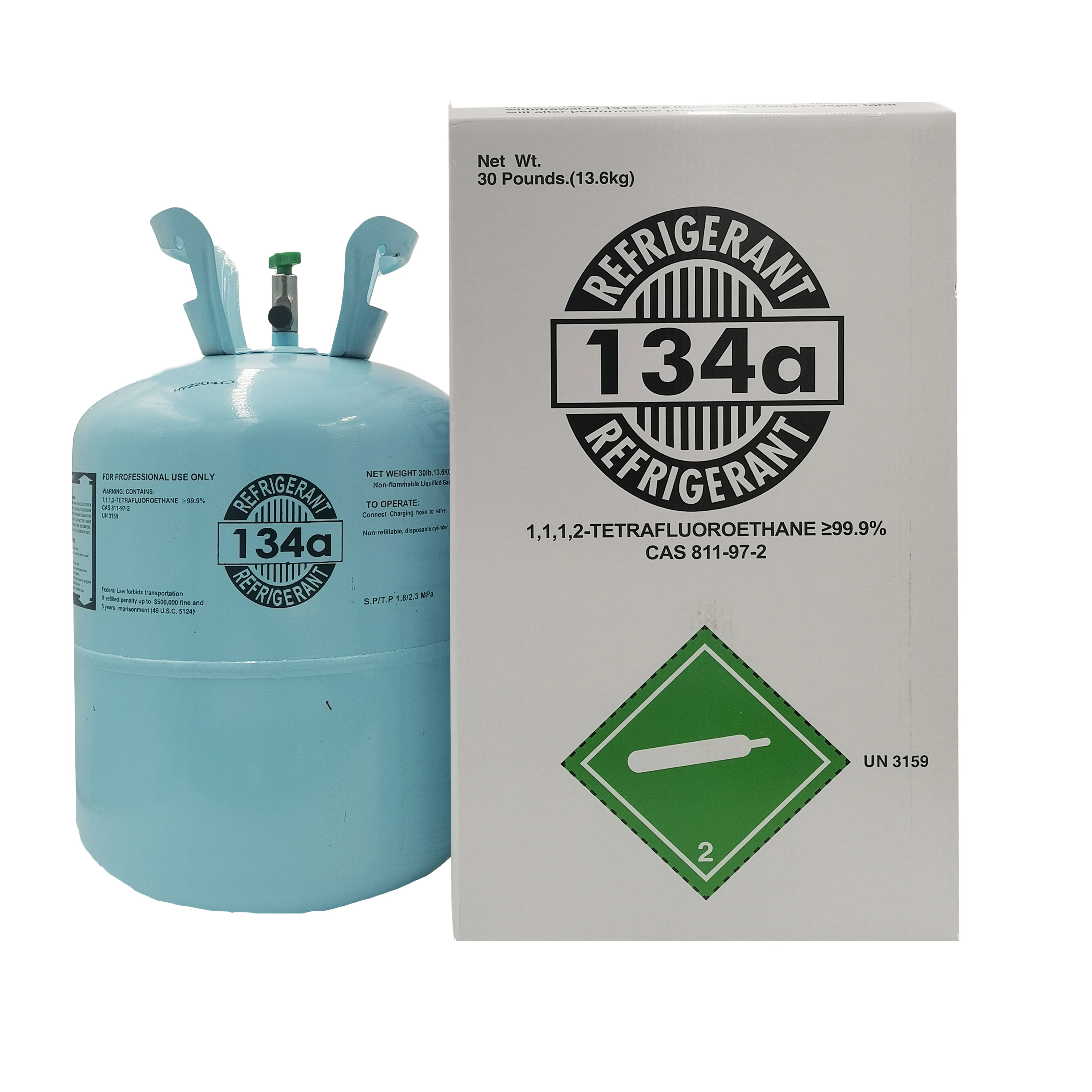 Colorless Refrigerant Gas R134a Factory Direct Sale Broad-spectrum Refrigerant Gas R134a 13.6kg ...