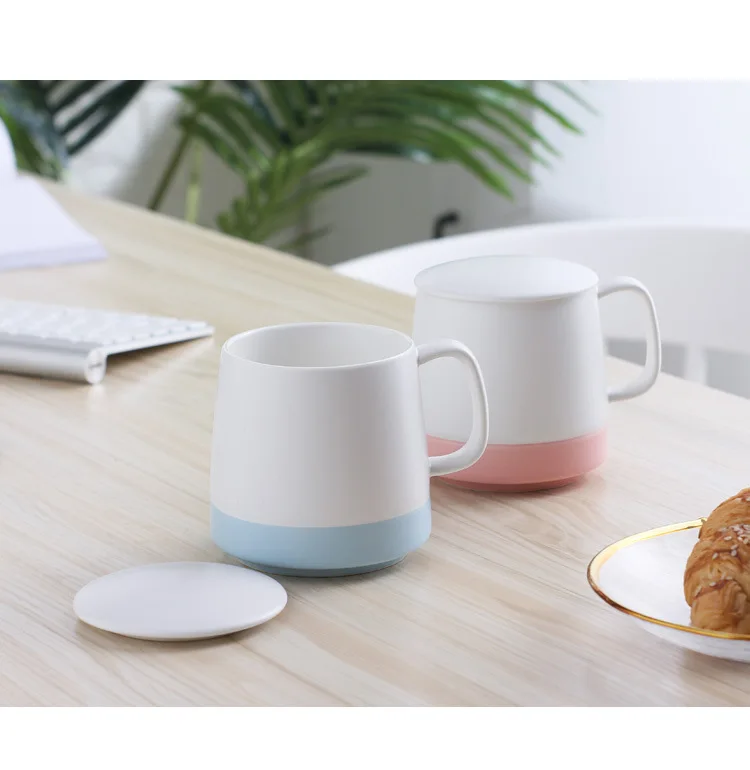 European Style Simple Modern Creative Matte Ceramic Mug With Scented ...