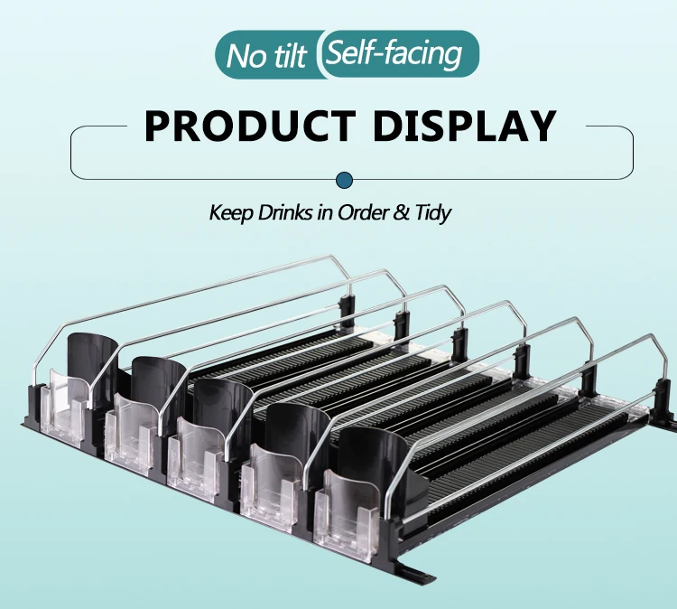 Hot Sale Spring Loaded Soda Can Shelf Pusher Beer Bottle Storage ...