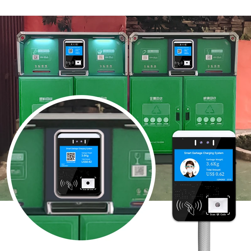 Android Face Payment Terminal For Garbage Charging System Support 4g Qr ...