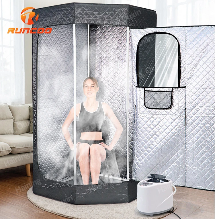 1 Person Slimming Heating Sauna Box Steam Rooms Weight Loss Sweat Sauna ...