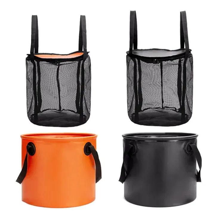 Bucket Folding Waterproof Bucket With Zipper Custom Portable Fishing ...