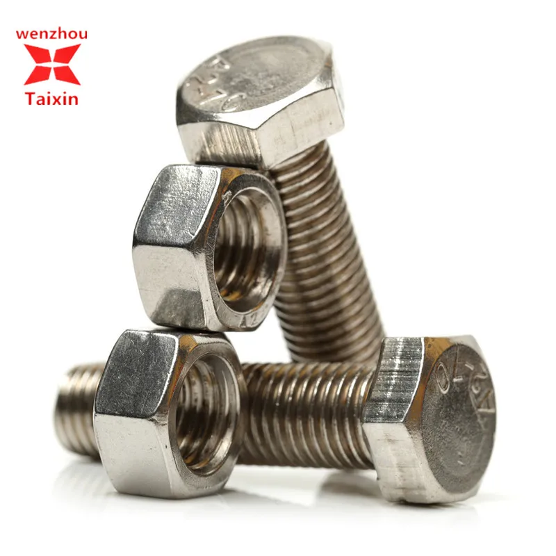 Ss Stainless Steel Bolt And Nut M16 X 100 M10x125 316 Grade M38 M26 ...