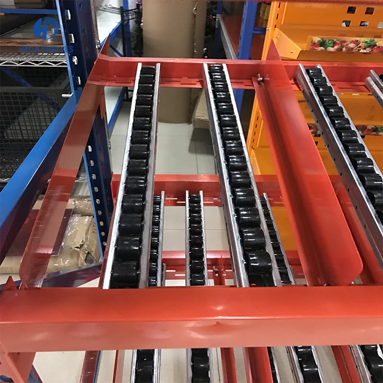 Gravity Carton Flow Racking With Wheels,Selective Warehouse Roller ...