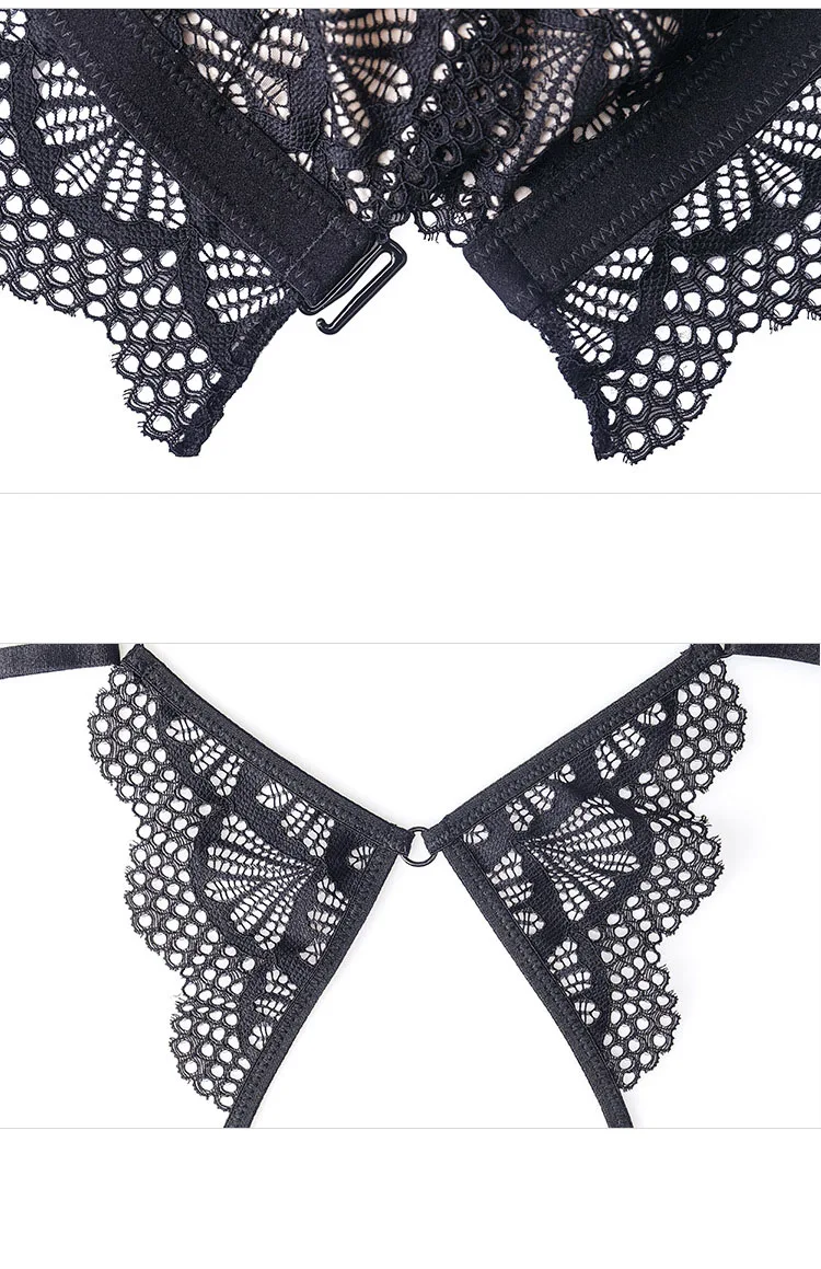 High Quality Beauty Butterfly Back Push Up Wirefree Front Closure ...