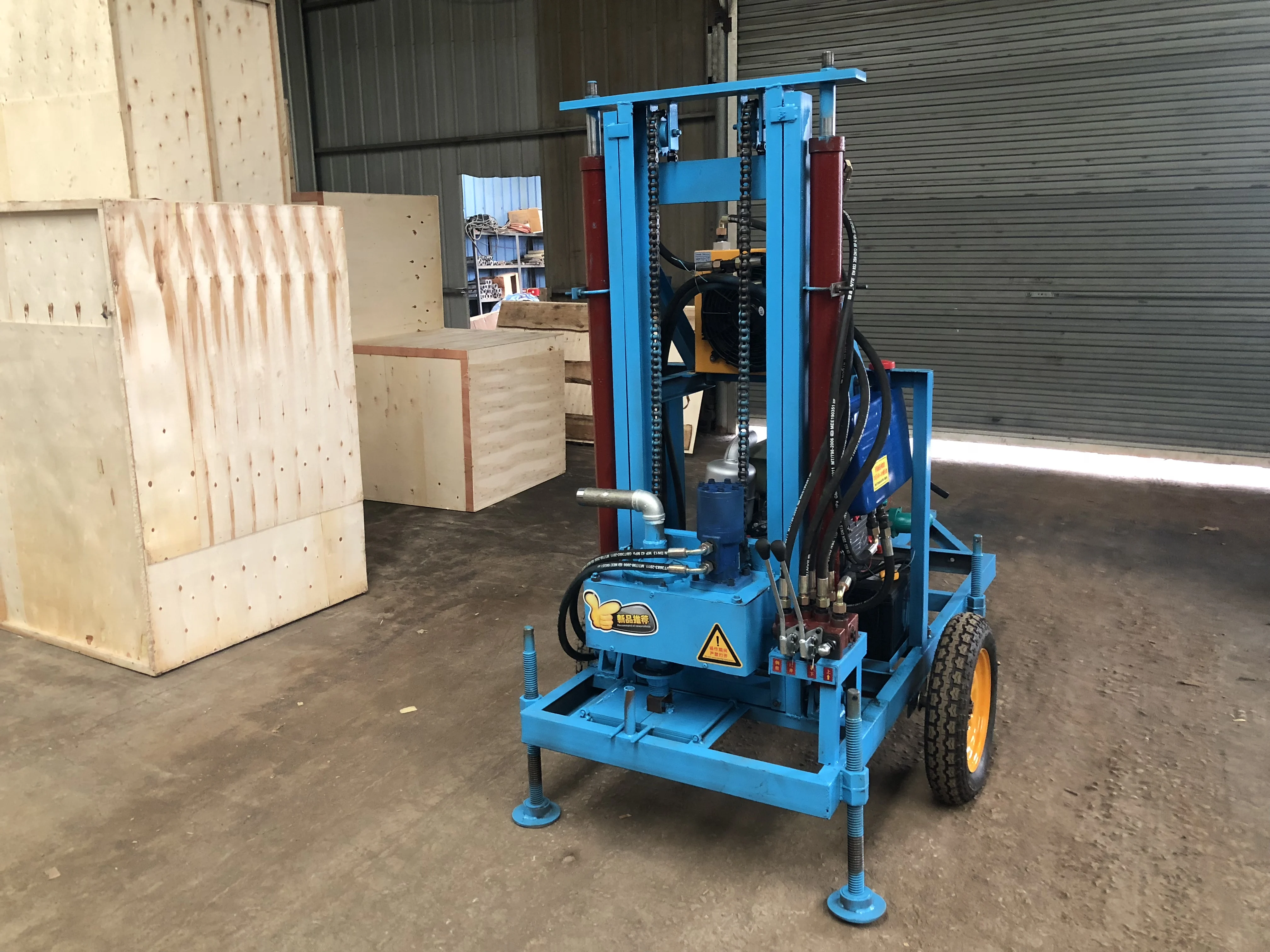 Hot Price Trade Trailer Mounted Hydraulic Rig Water Well Drilling ...