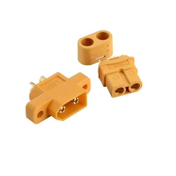 Panel Mount High Current Connector Xt60 Xt90 Pair Screw Lock Gold ...