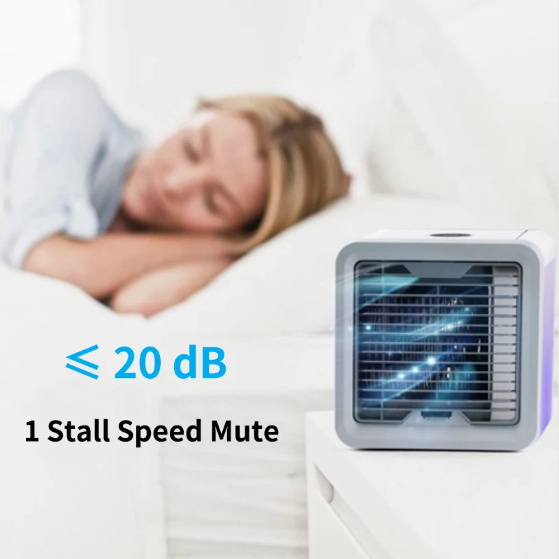 Custom 2 In 1 Air Cooler Mini Led Water Fan Cooler Portable Table Usb ...