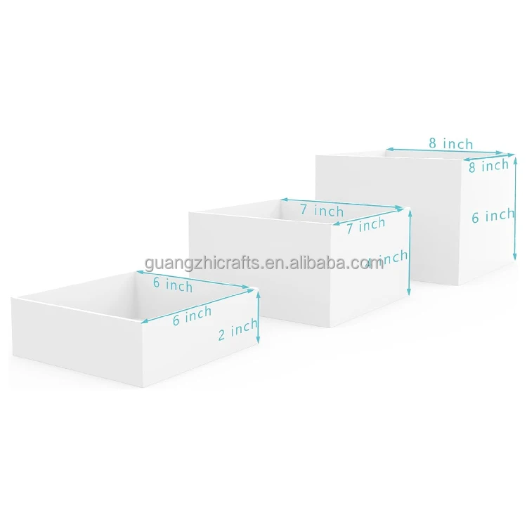 Acrylic Food Risers for Buffet Table - Modern & Durable