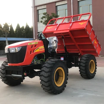 4wd Agricultural Farm Transporter Dump Tractor For Palm Oil - Buy ...