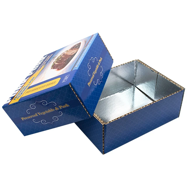 Biodegradable Frozen Box Insulated Food Packaging Aluminium Foil ...