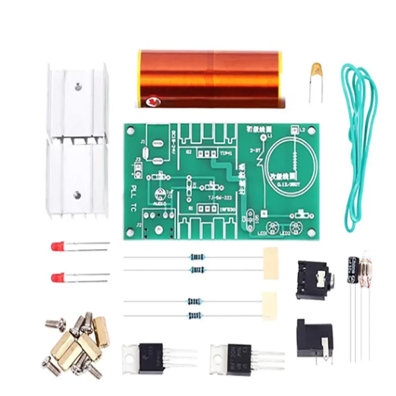 Mini Tesla Coil DIY Kit - 15W Plasma Speaker Electronic Toy