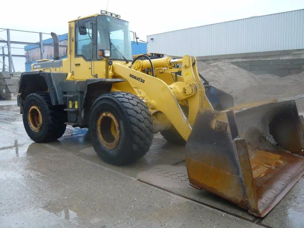 Used Komatsu WA380 Hydraulic Wheel Front Loader with MOOG Pump and ...
